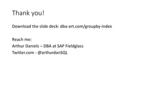 The perfect index | PPTX