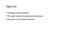 The perfect index | PPTX