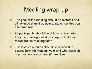 The Perfect Meeting | PPT