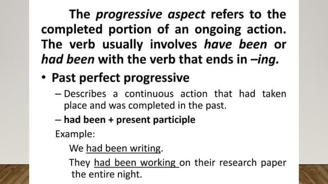 The Perfect progressive aspect of verb.pptx
