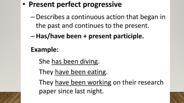 The Perfect progressive aspect of verb.pptx