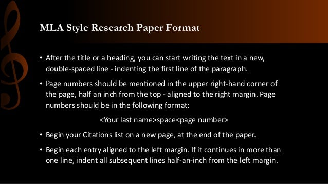 The perfect research paper format