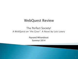 The perfect society! | PPT