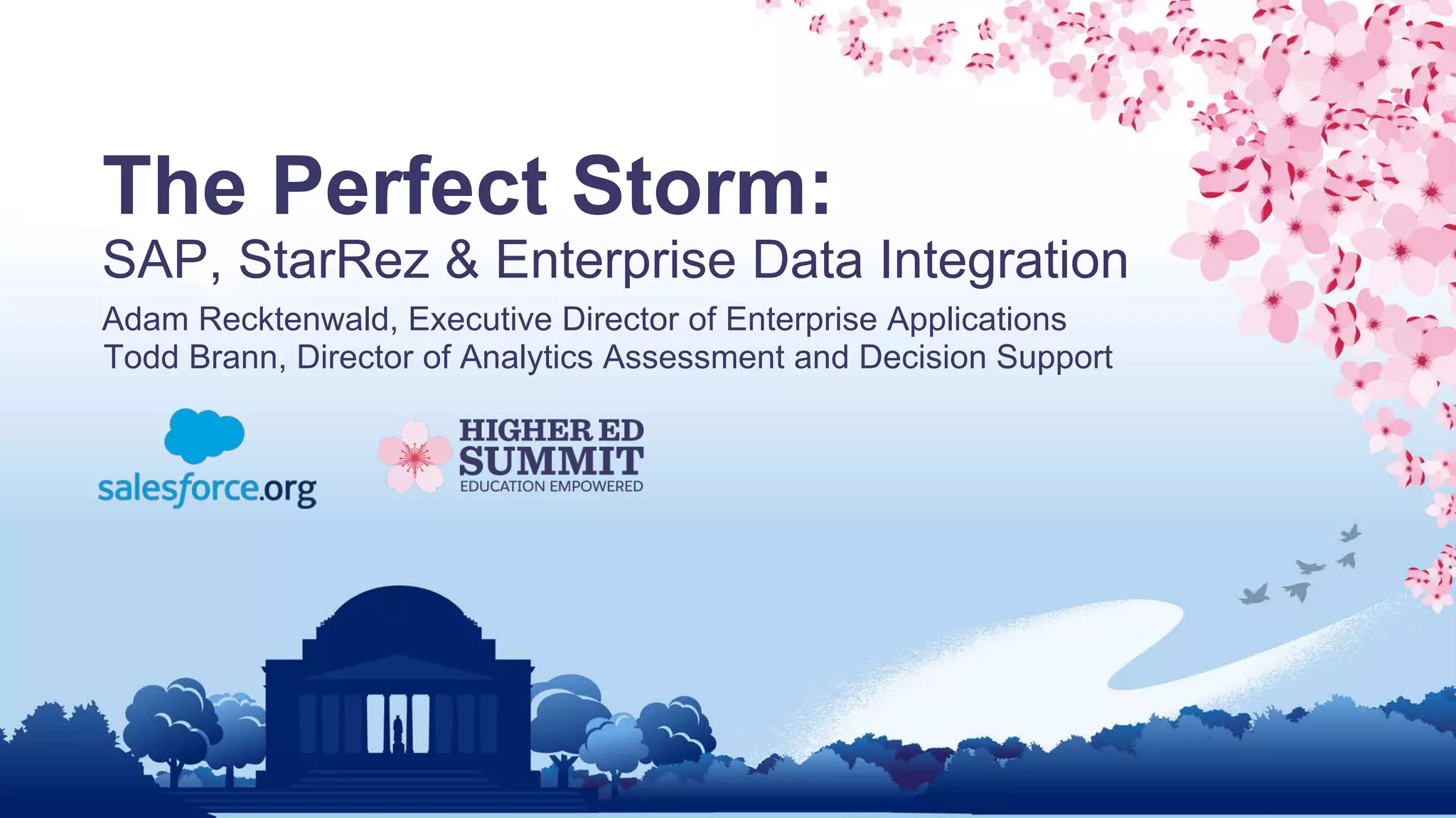The Perfect Storm: SAP, StarRez & Enterprise Data Integration | PDF