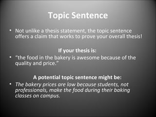 The Perfect Support Paragraph! | PPT