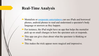 the perfect use of ipads in mentalism and mind reading tricks.pptx