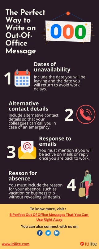 5 Perfect Out Of Office Messages | PDF