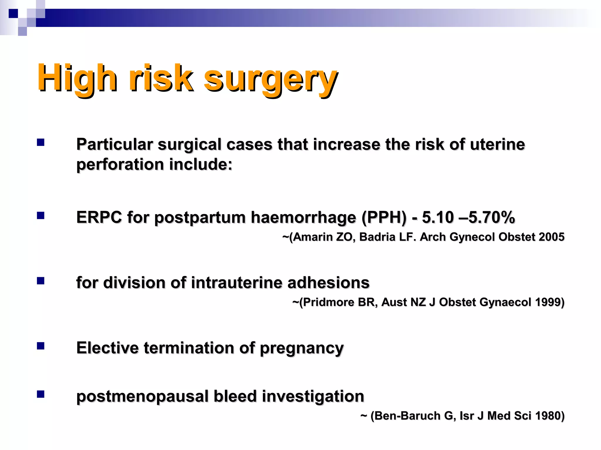 The perforated uterus | PPT
