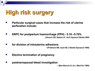 The perforated uterus | PPT