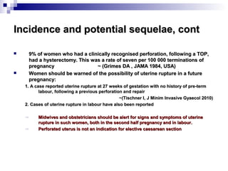 The perforated uterus | PPT