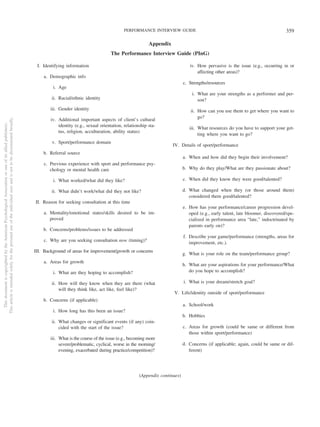 The performance interview guide | PDF