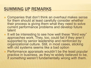 The performance management revolution | PPTX