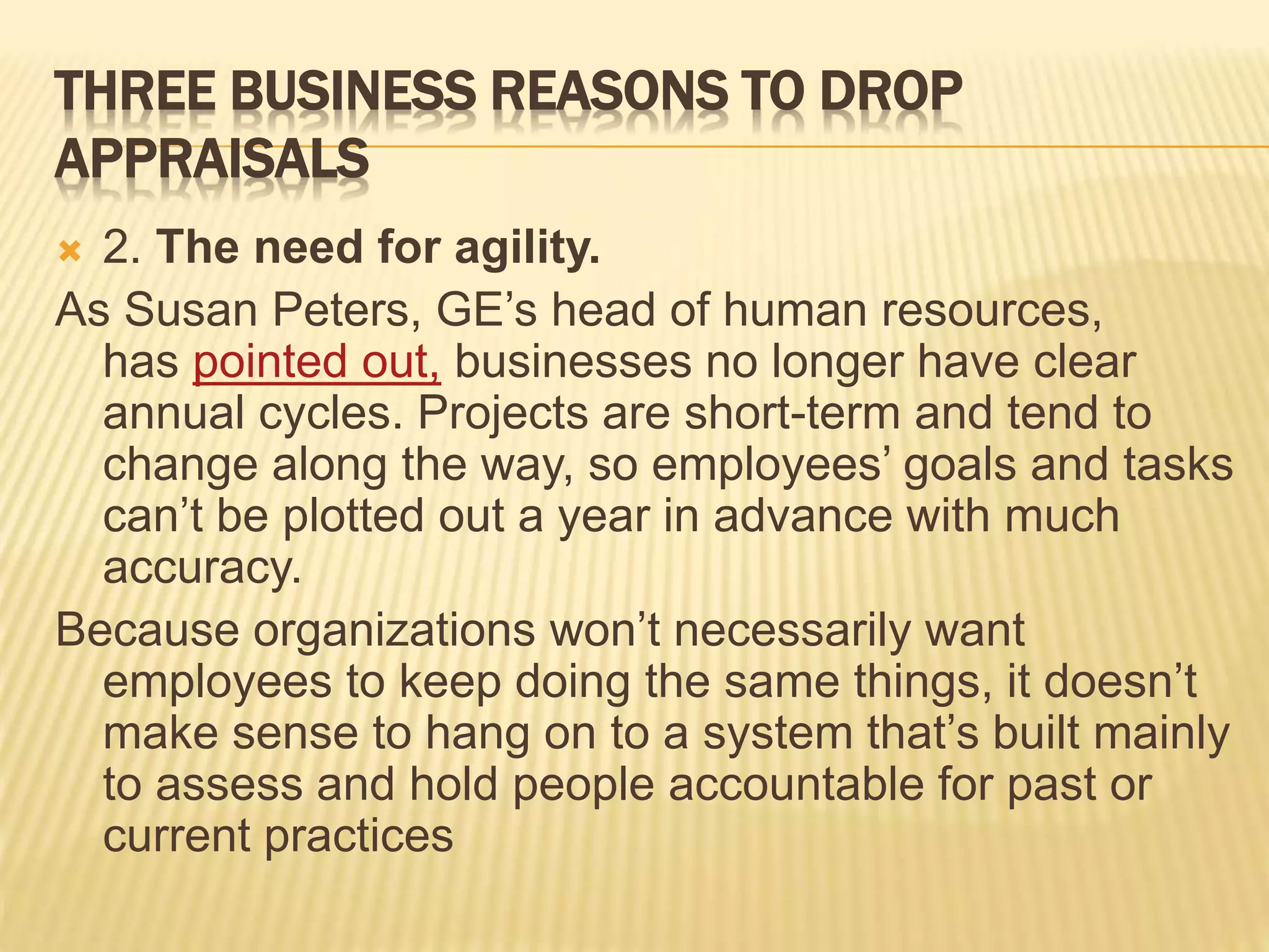 The performance management revolution group 2 updated | PPTX