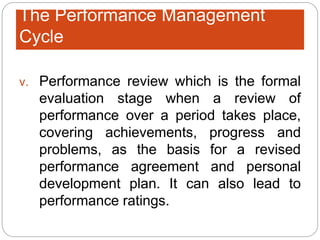 The Performance Management Process | PPTX