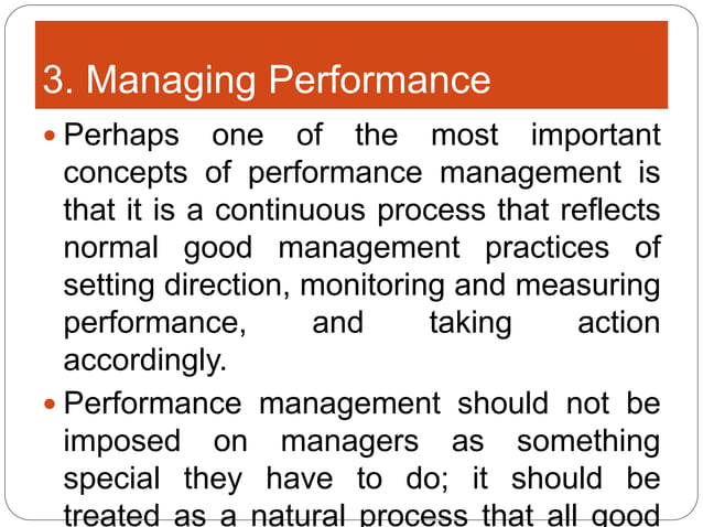 The Performance Management Process | PPT | Free Download