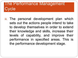 The Performance Management Process | PPTX