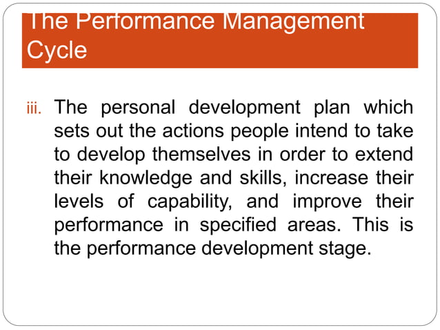 The Performance Management Process | PPT | Free Download
