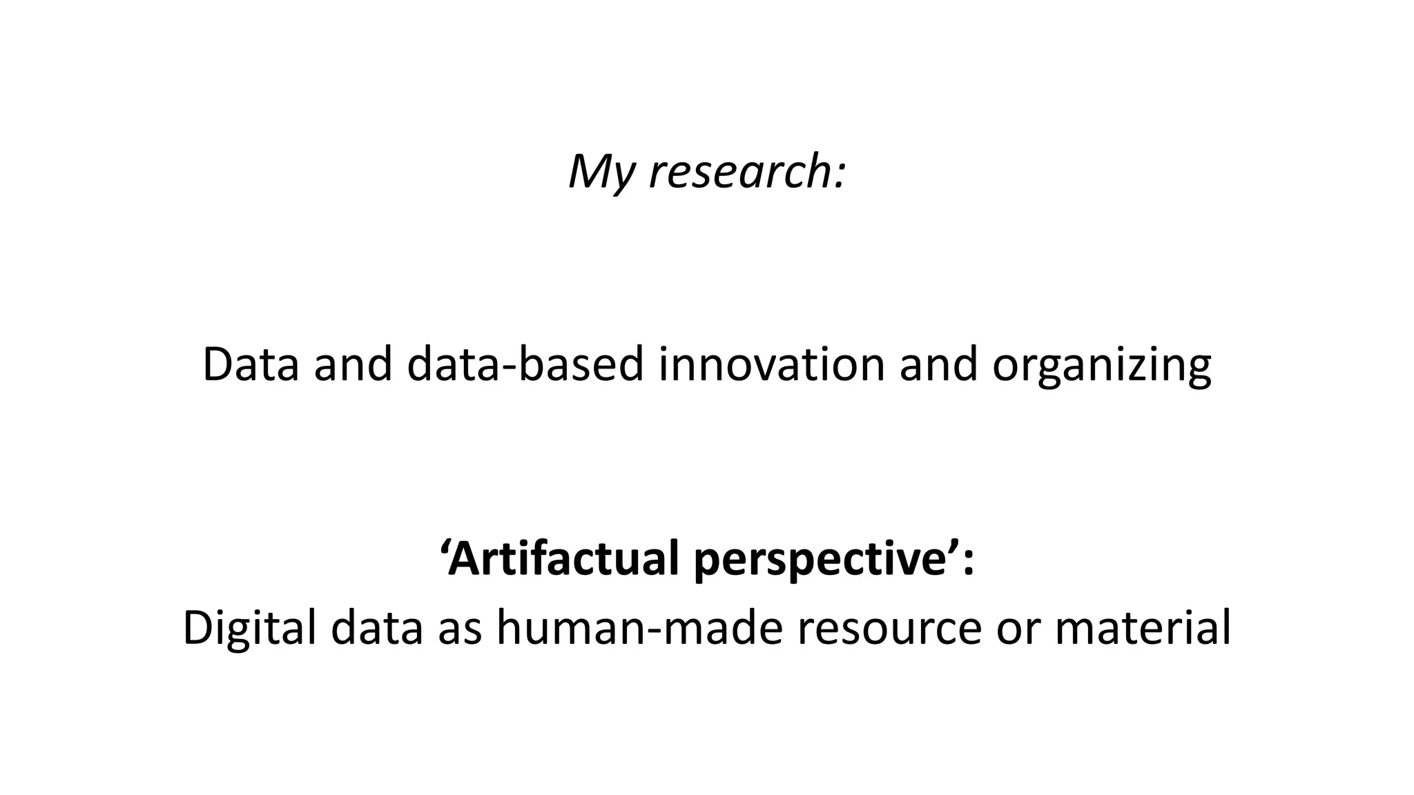 The Performative Production of Trace Data in Knowledge Work | PPT
