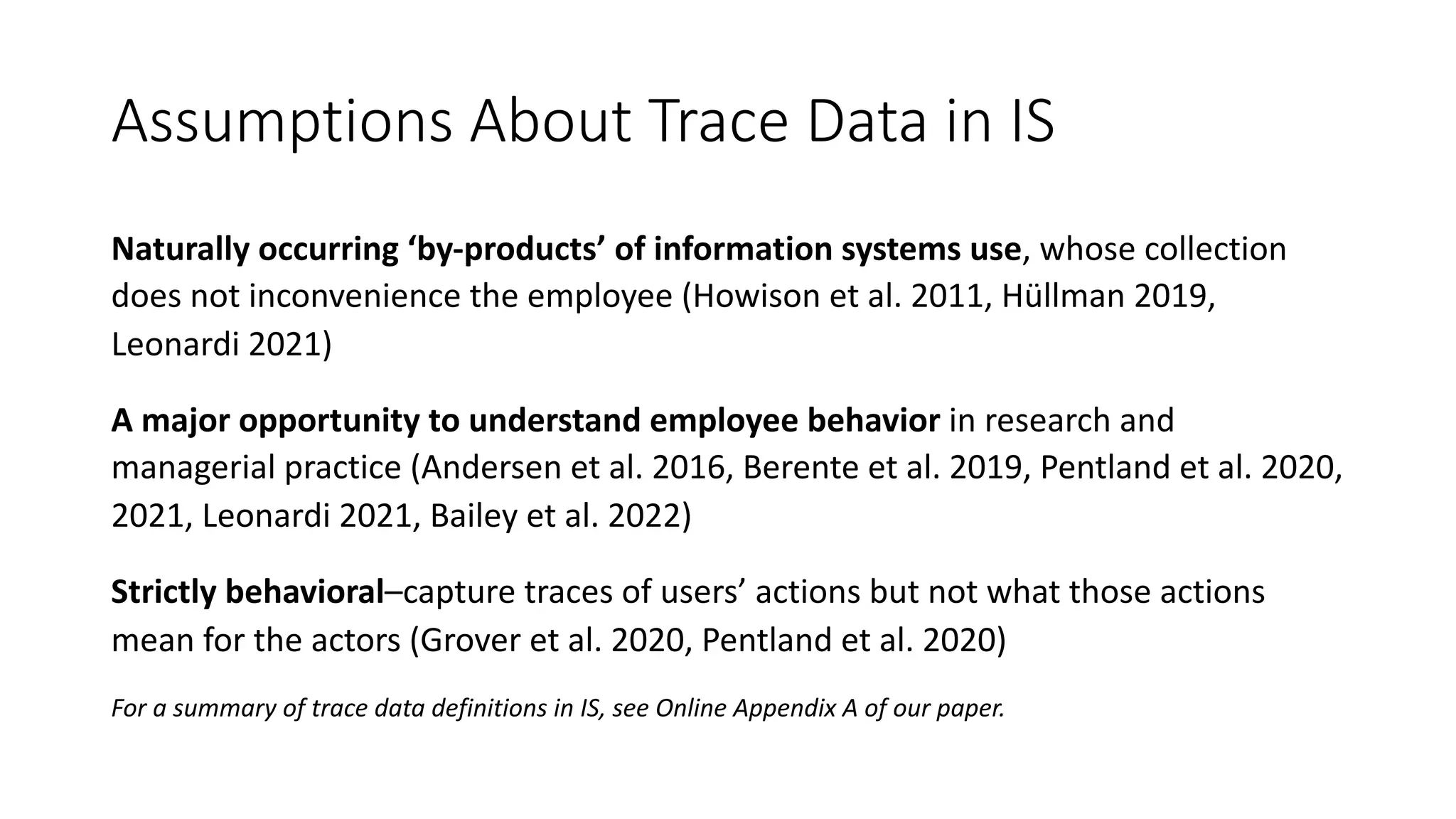 The Performative Production of Trace Data in Knowledge Work | PPT