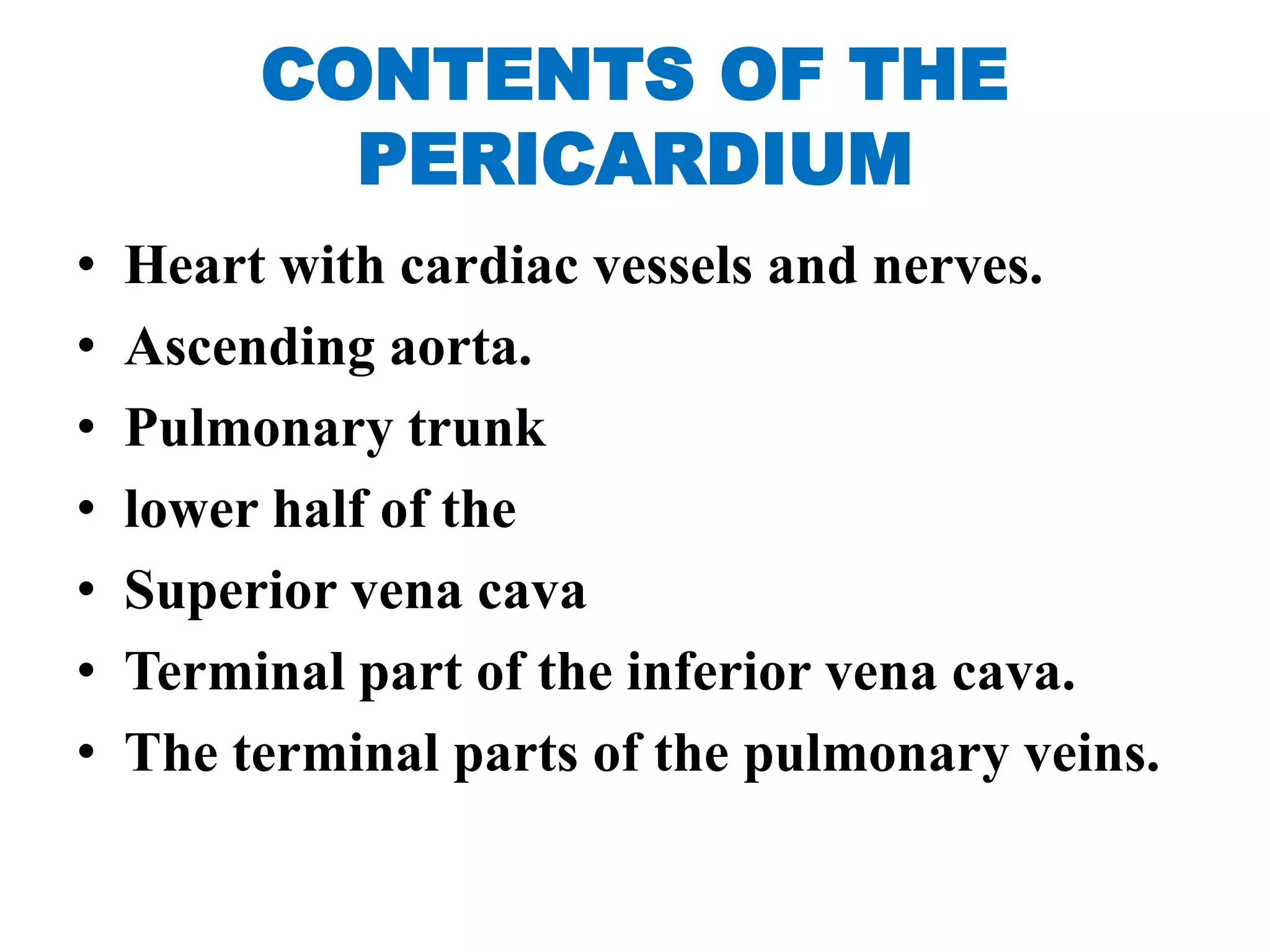 The pericardium | PPTX