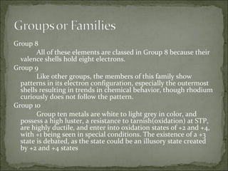The periodic table | PPT
