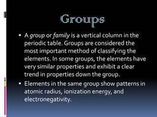 The periodic table | PPTX