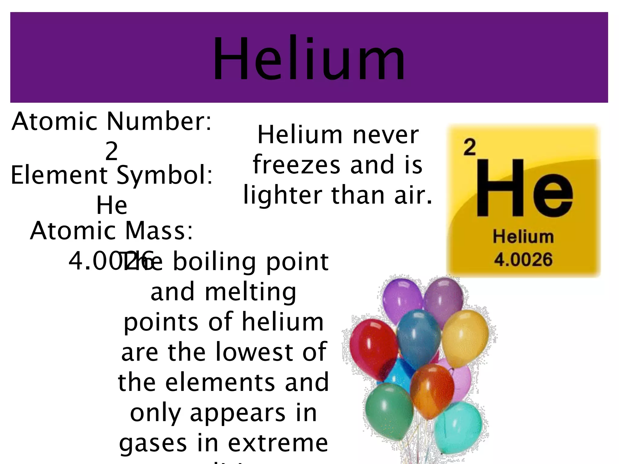 The periodic table | KEY