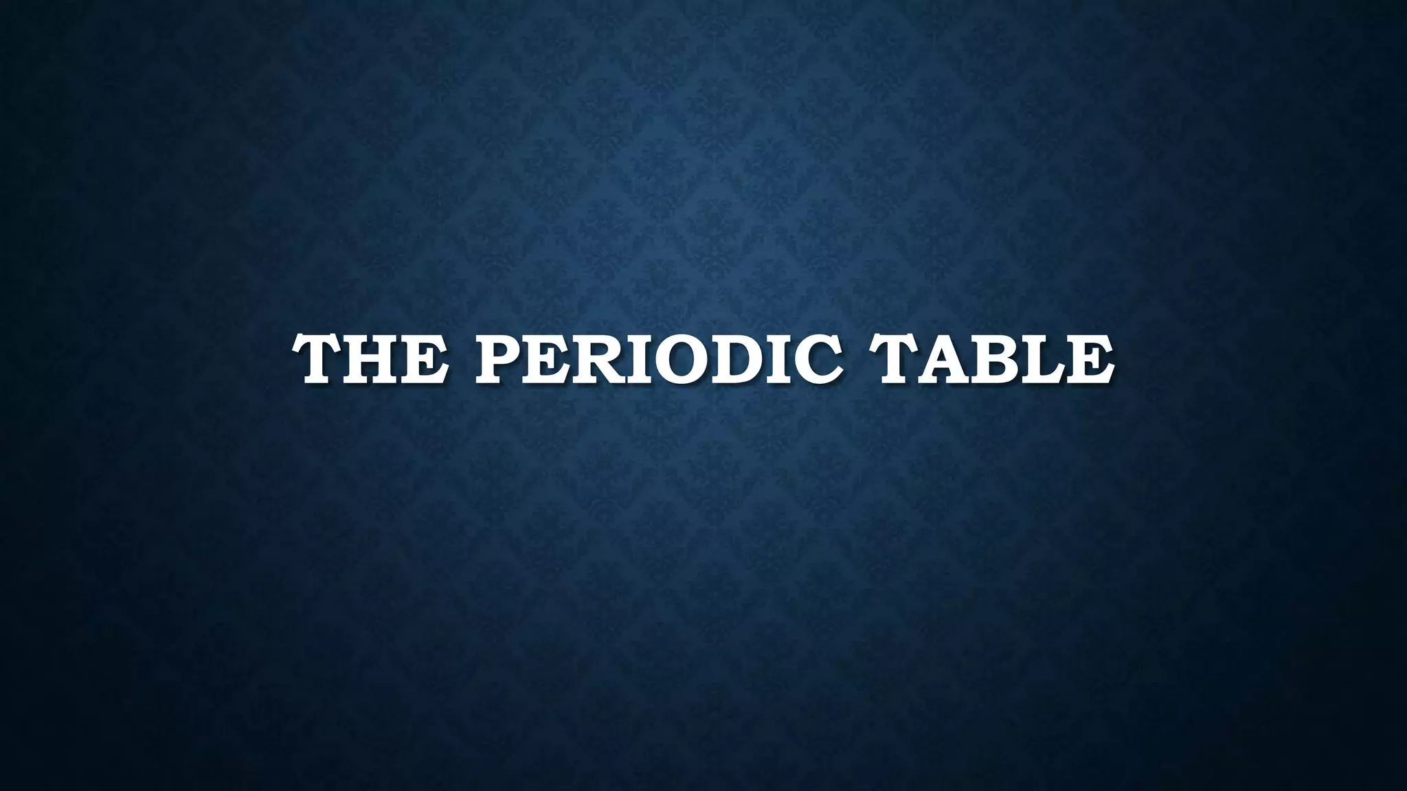 The periodic table for grade 9 & 10 | PPTX