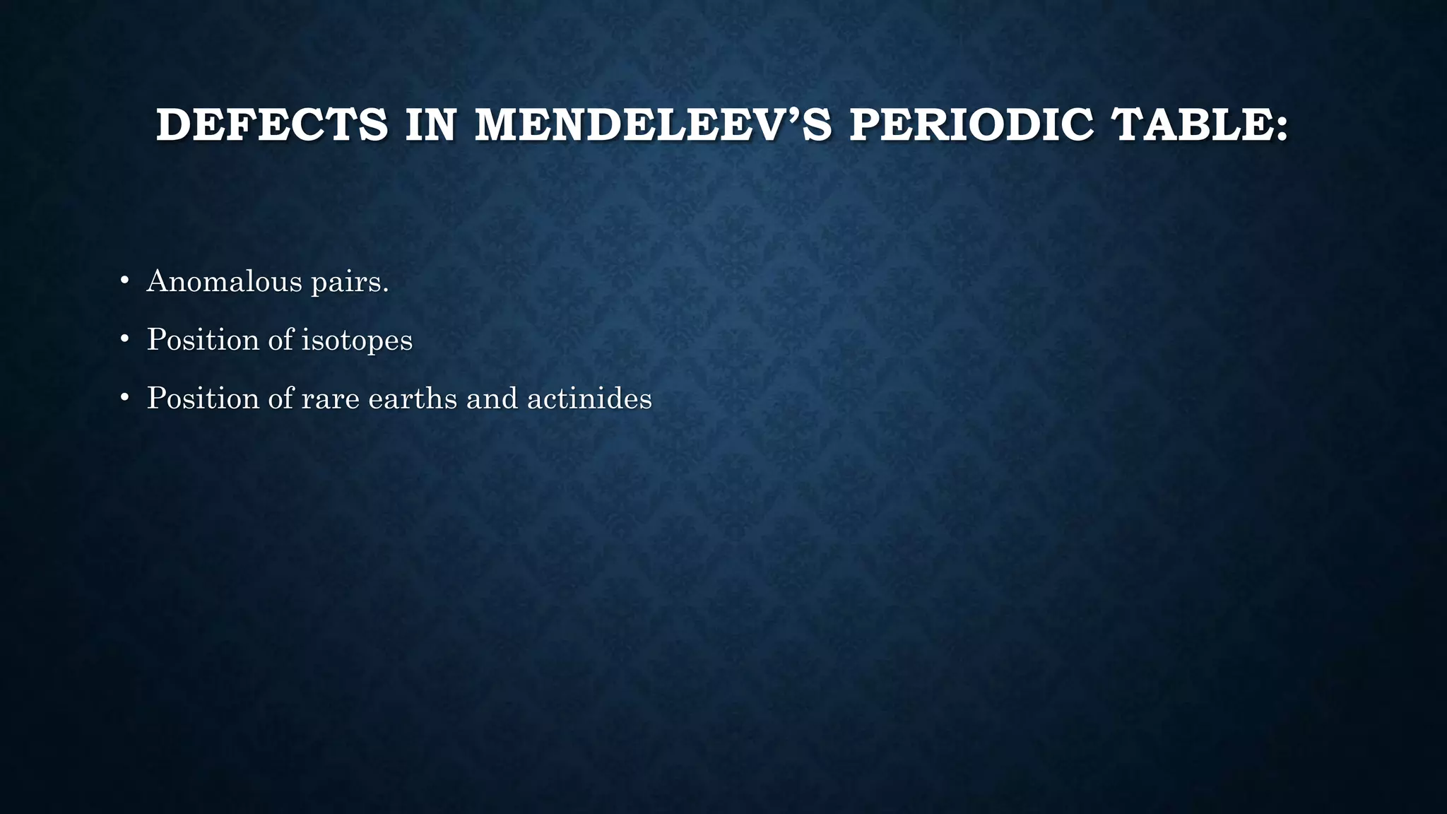The periodic table for grade 9 & 10 | PPTX