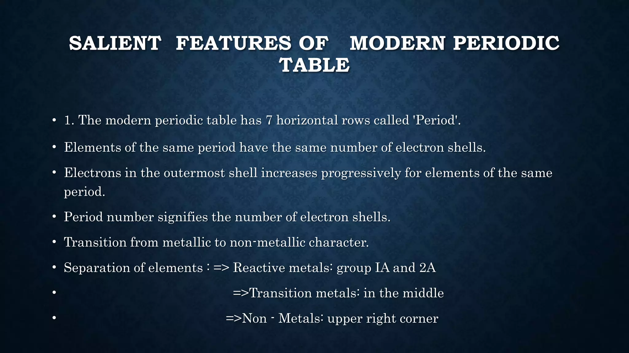The periodic table for grade 9 & 10 | PPTX