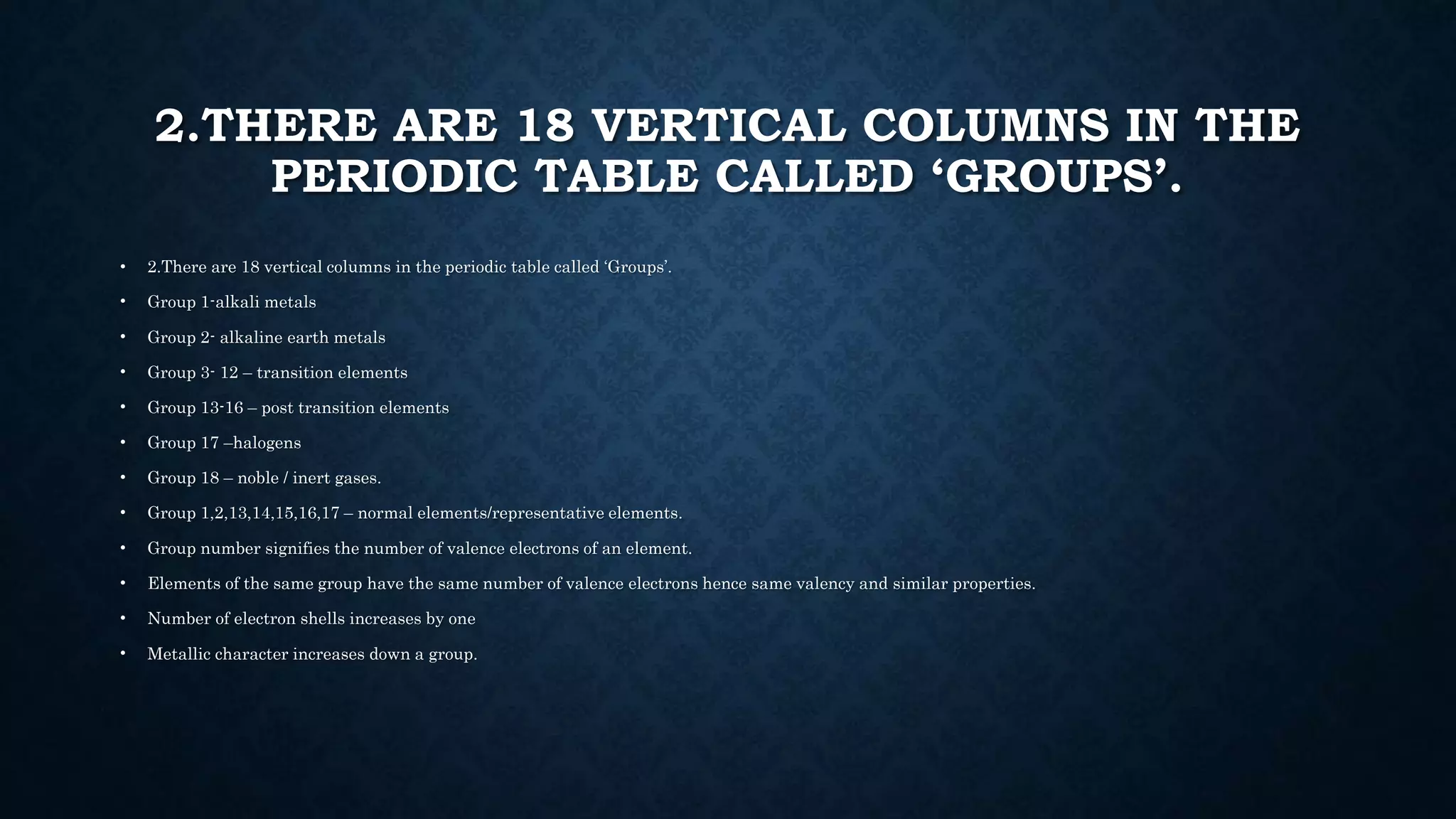 The periodic table for grade 9 & 10 | PPTX