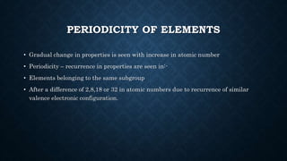 The periodic table for grade 9 & 10 | PPTX