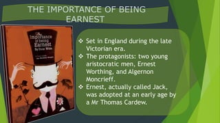 Oscar Wilde, Victorian Period, The Importance of Being Earnest | PPT