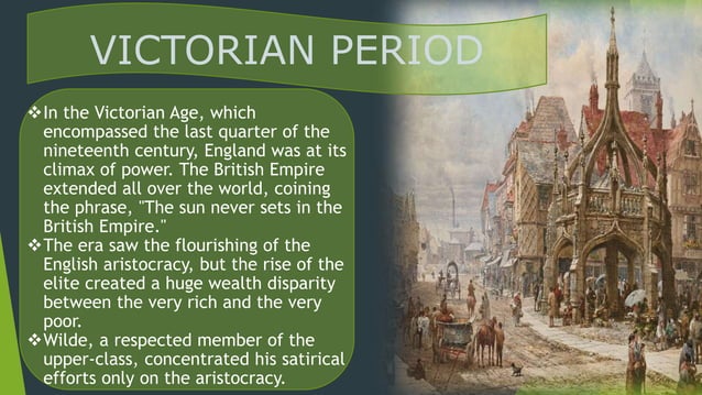 Oscar Wilde, Victorian Period, The Importance of Being Earnest | PPT