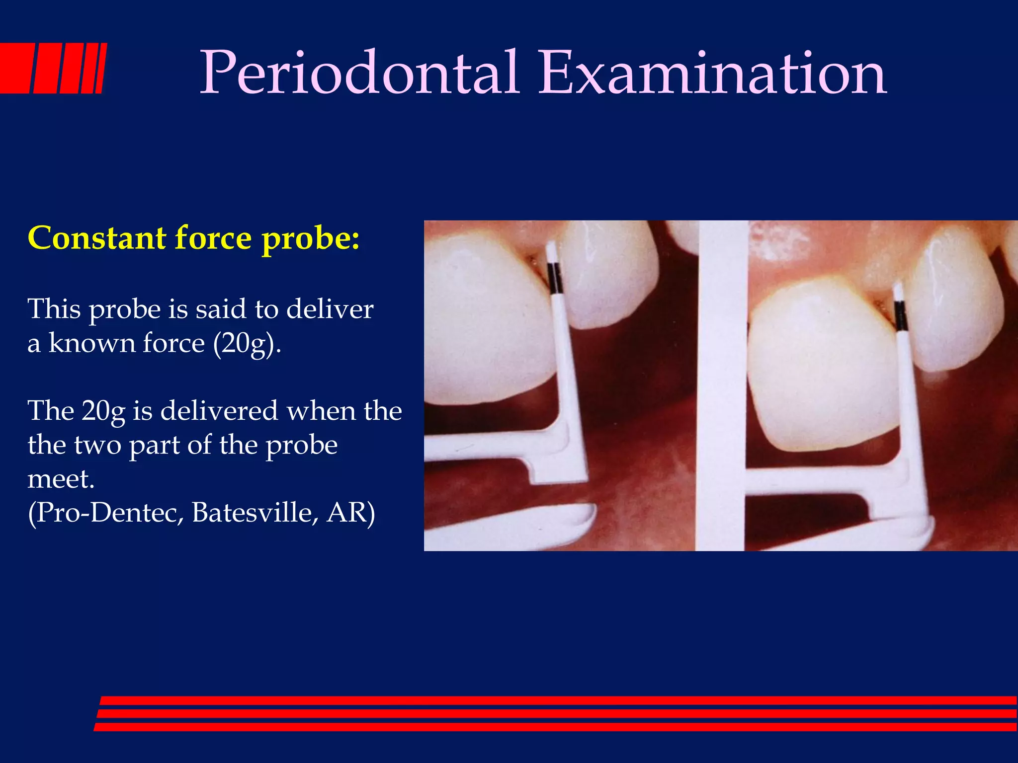 The periodontal examination_and_diagnosis_lec 1 | PDF