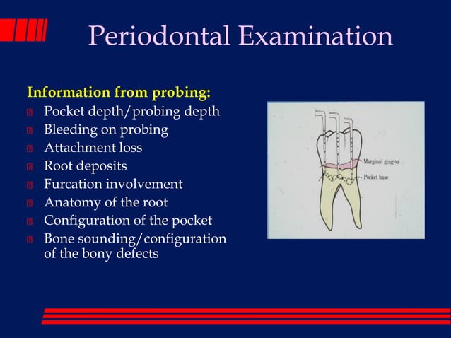 The periodontal examination_and_diagnosis_lec 1 | PDF