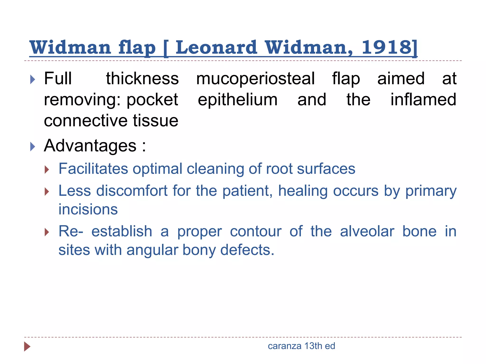 The periodontal flap | PPTX