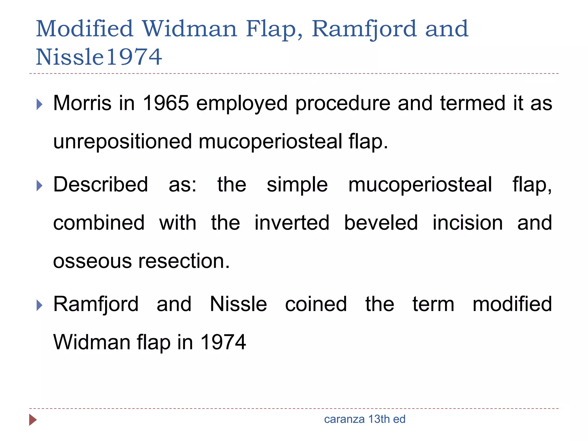The periodontal flap | PPTX
