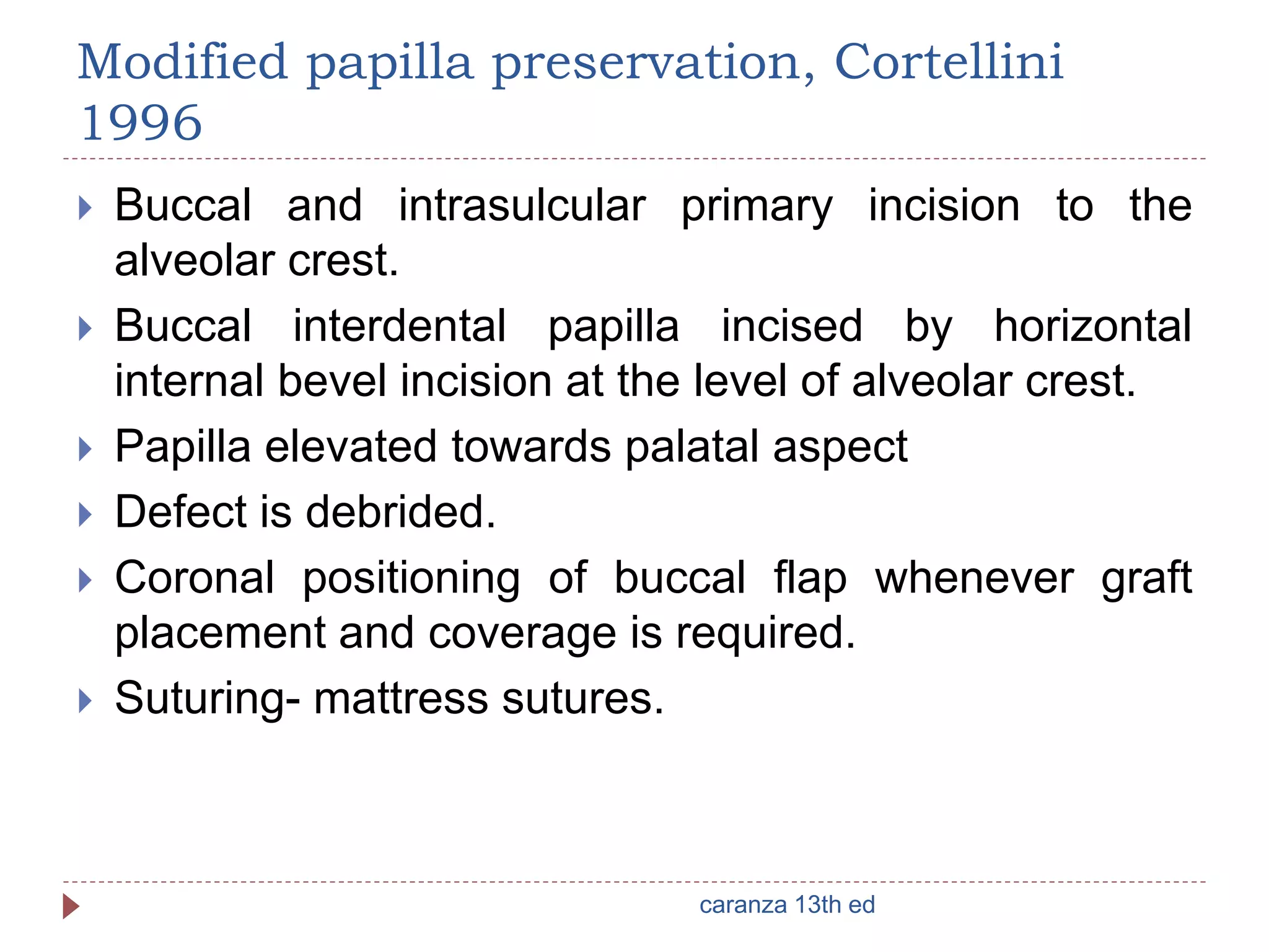 The periodontal flap | PPTX