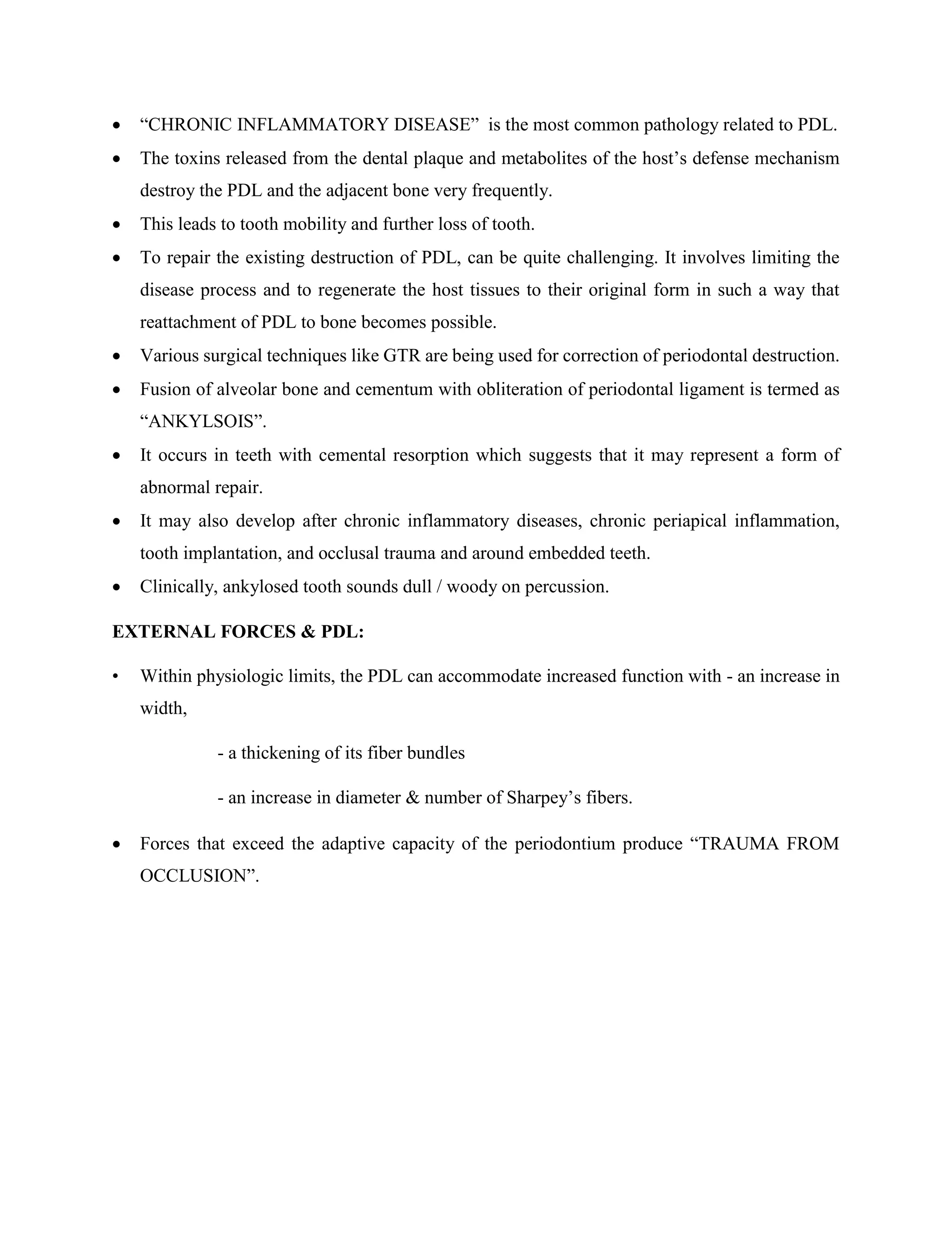 The periodontal ligament | PDF