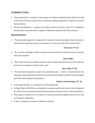 The periodontal ligament | PDF