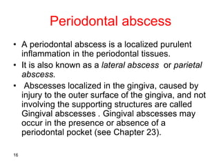 The periodontal pocket - lec 2 | PPT