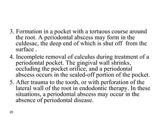 The periodontal pocket - lec 2 | PPT