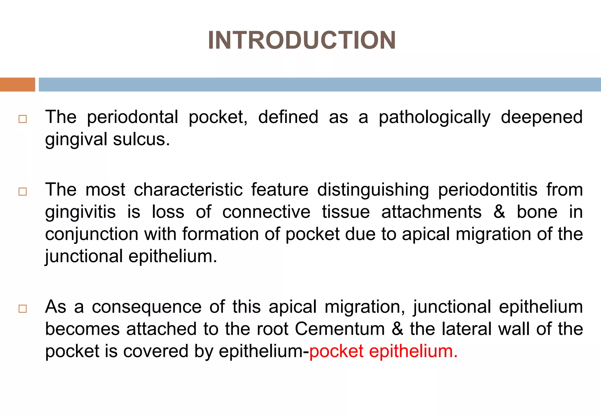 The periodontal pocket.pptx