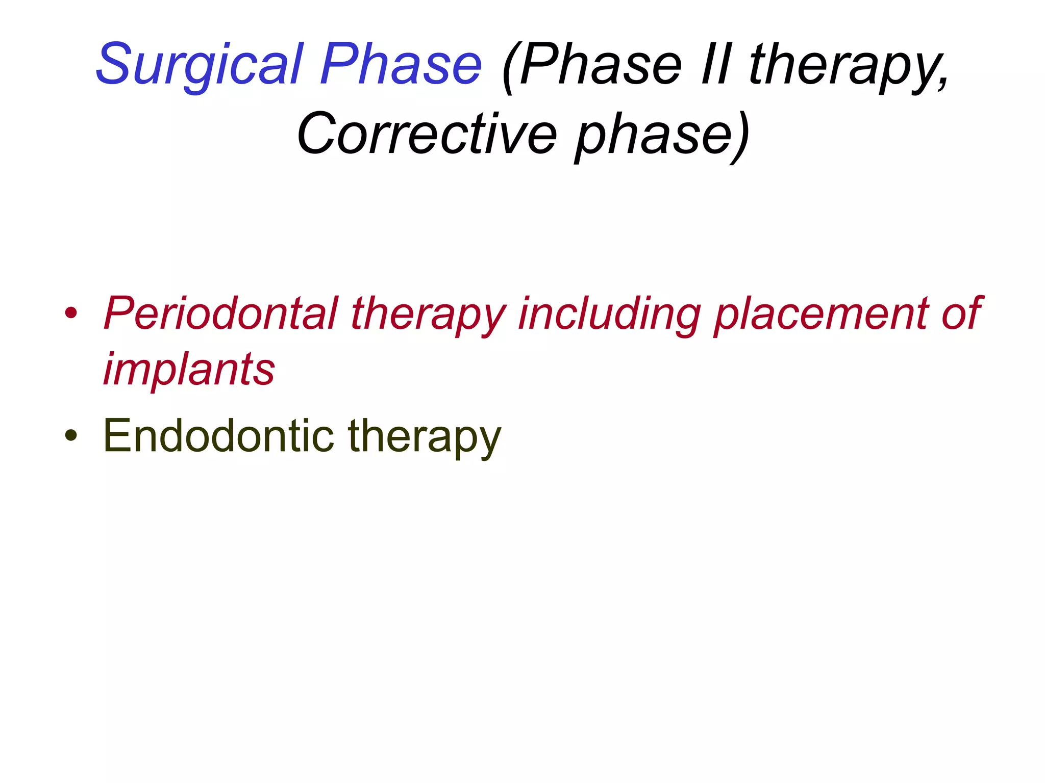 THE PERIODONTAL TREATMENT PLAN.ppt
