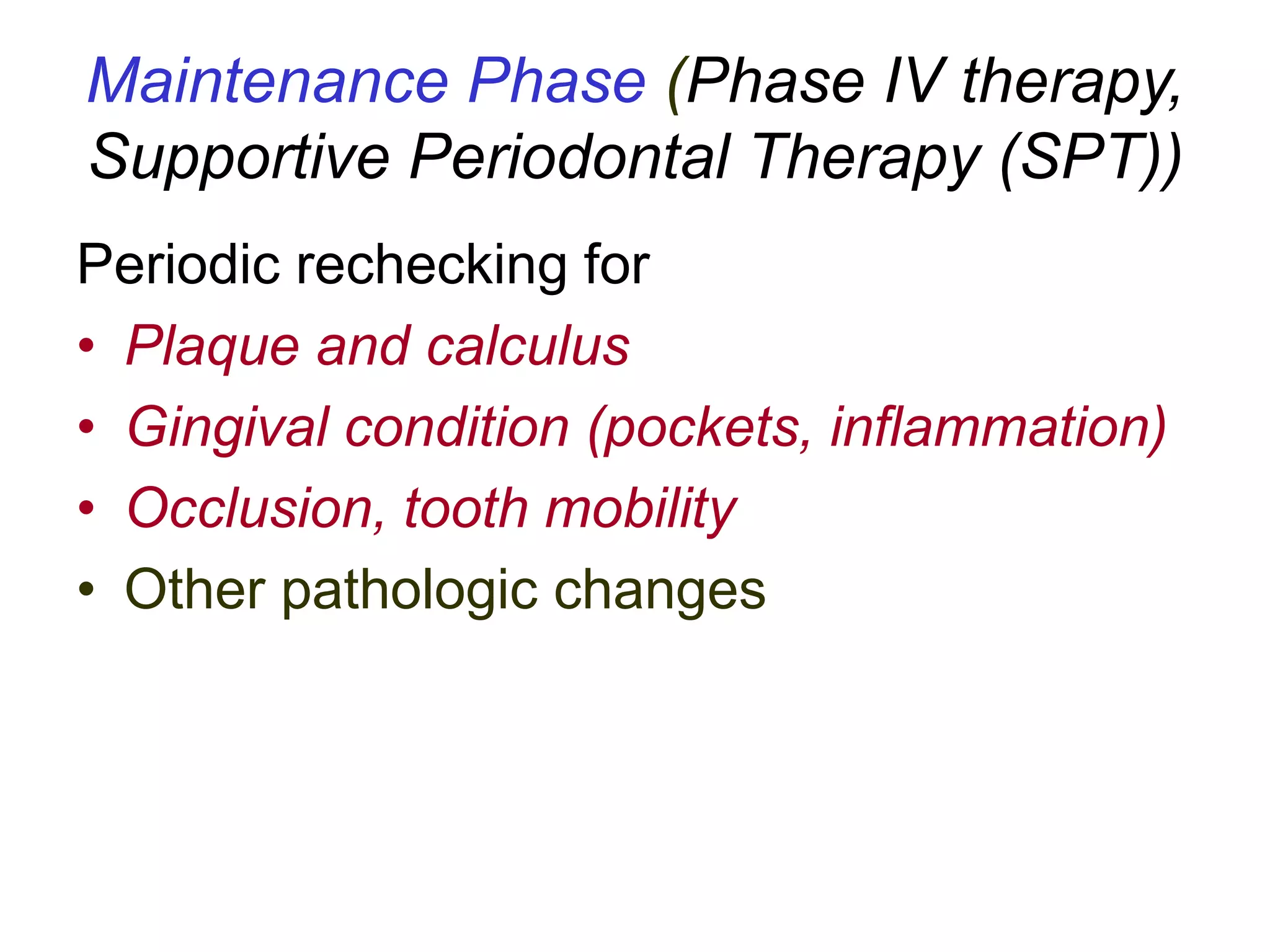 THE PERIODONTAL TREATMENT PLAN.ppt