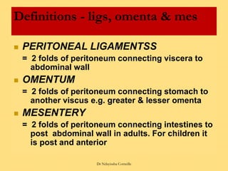 The peritoneum and peritoneal cavity.pptx