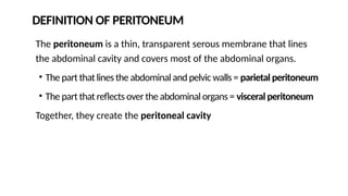 The Peritoneum radioanatomy overview.pptx