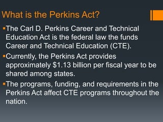 The Perkins Act | PPT