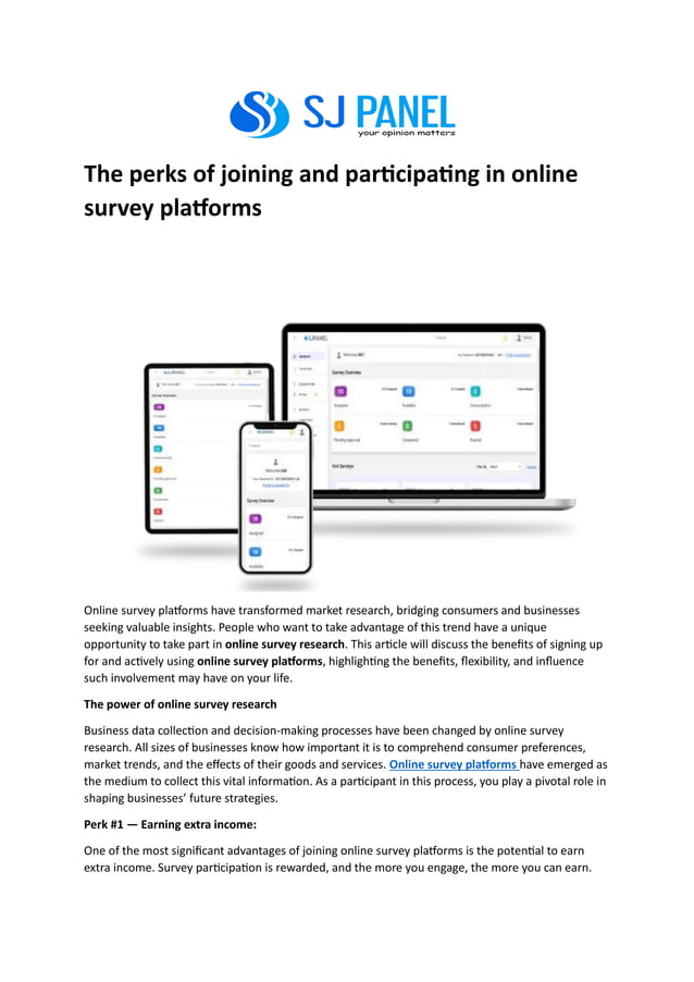 The perks of joining and participating in online survey platforms.pdf